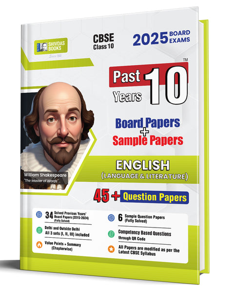 CBSE Class 10 English Language and Literature Past 7 Years Board Papers ...